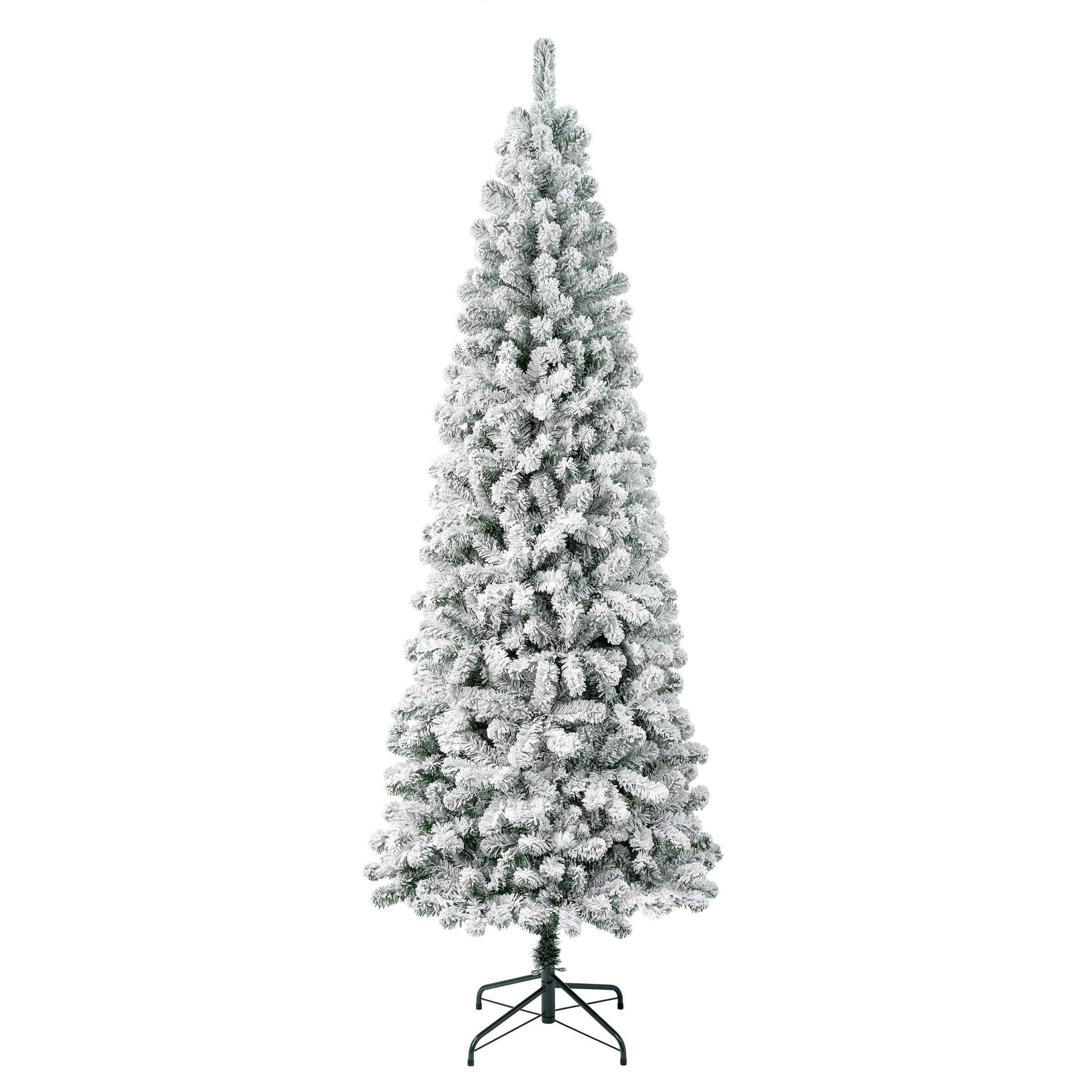 Amazon.com: National Tree Company First Traditions Acacia Flocked Tree ...