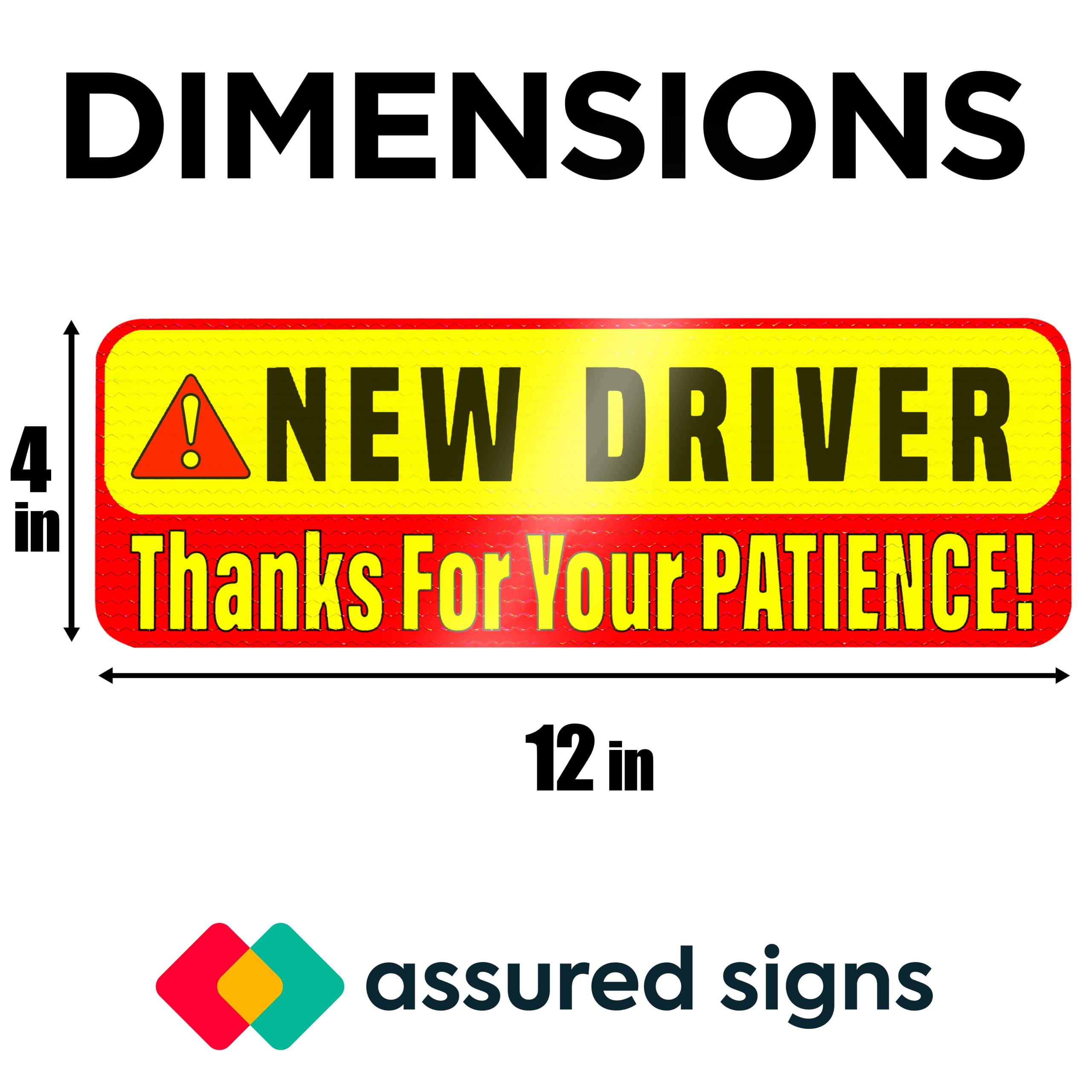 Snapklik.com : New Driver Magnet For Car - Extra Strong Hold - 9.72" By ...