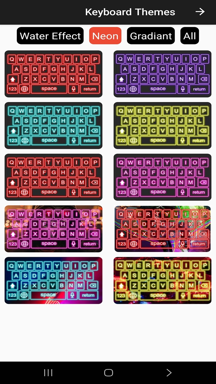 Neon LED Keyboard - App on Amazon Appstore