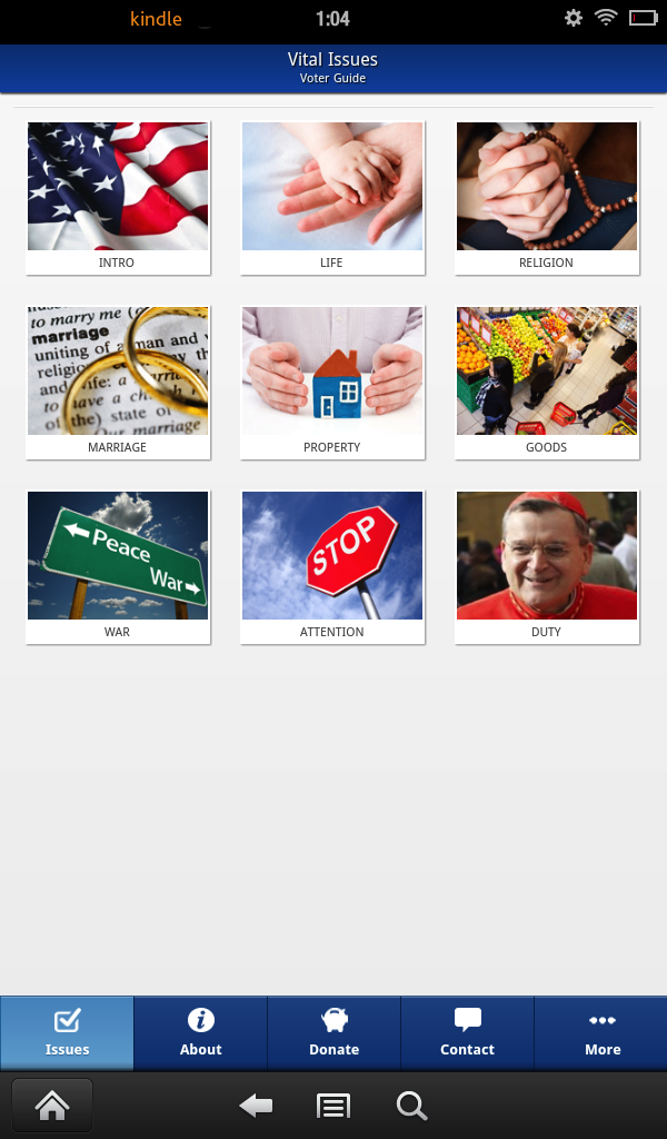Catholic Voting Guide - App on Amazon Appstore