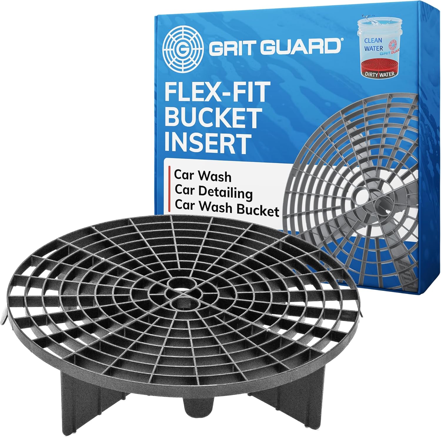 Amazon.com: Grit Guard Flex Fit Bucket Insert - Removes Dirt from Wash ...