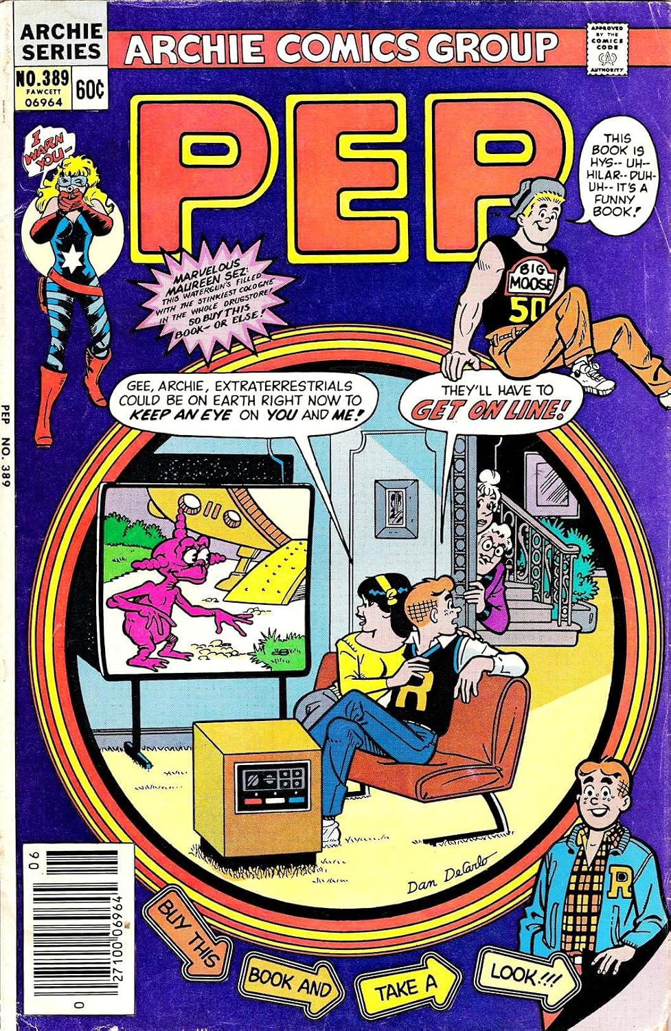 Amazon.com: Pep #389 GD ; Archie comic book | June 1983 Marvelous ...