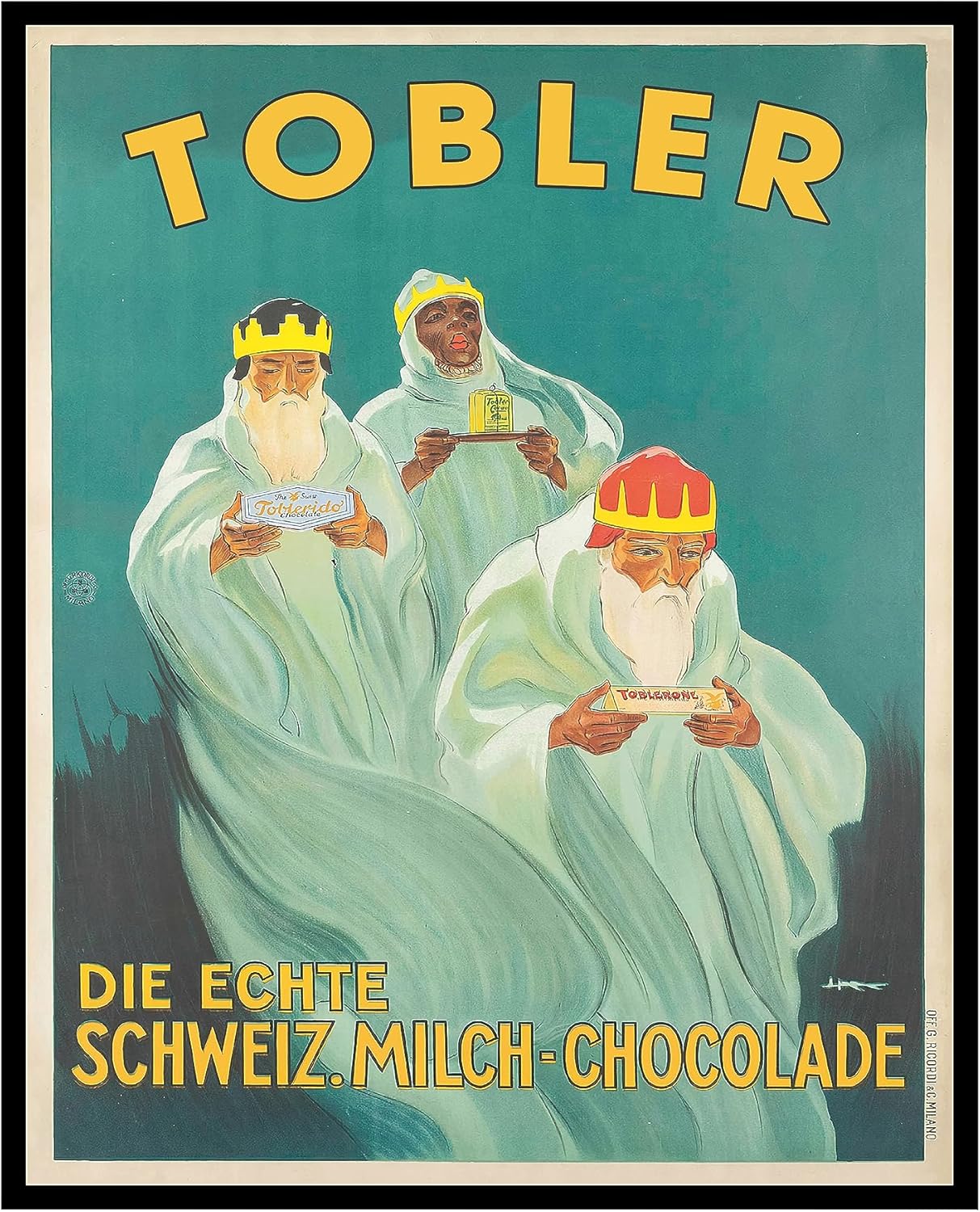 Amazon.com: Poster Master Vintage Tobler Poster - Retro Tobler The Real ...