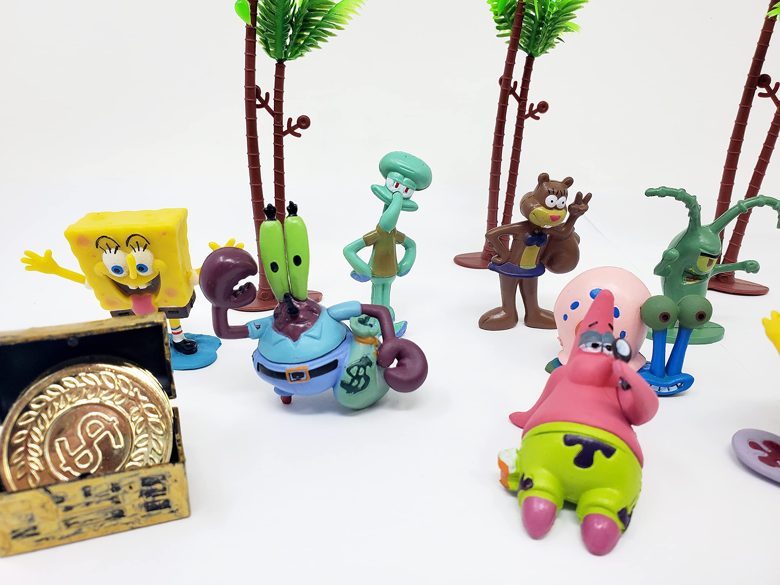 Buy Spongebob Squarepants 14 Piece Play Set Featuring Random Spongebob ...