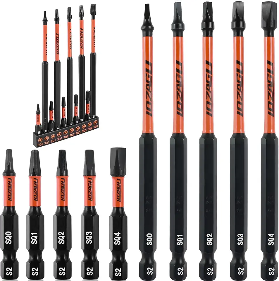 Square Drive Screw Bits: Understanding Standard Sizes | ShunTool