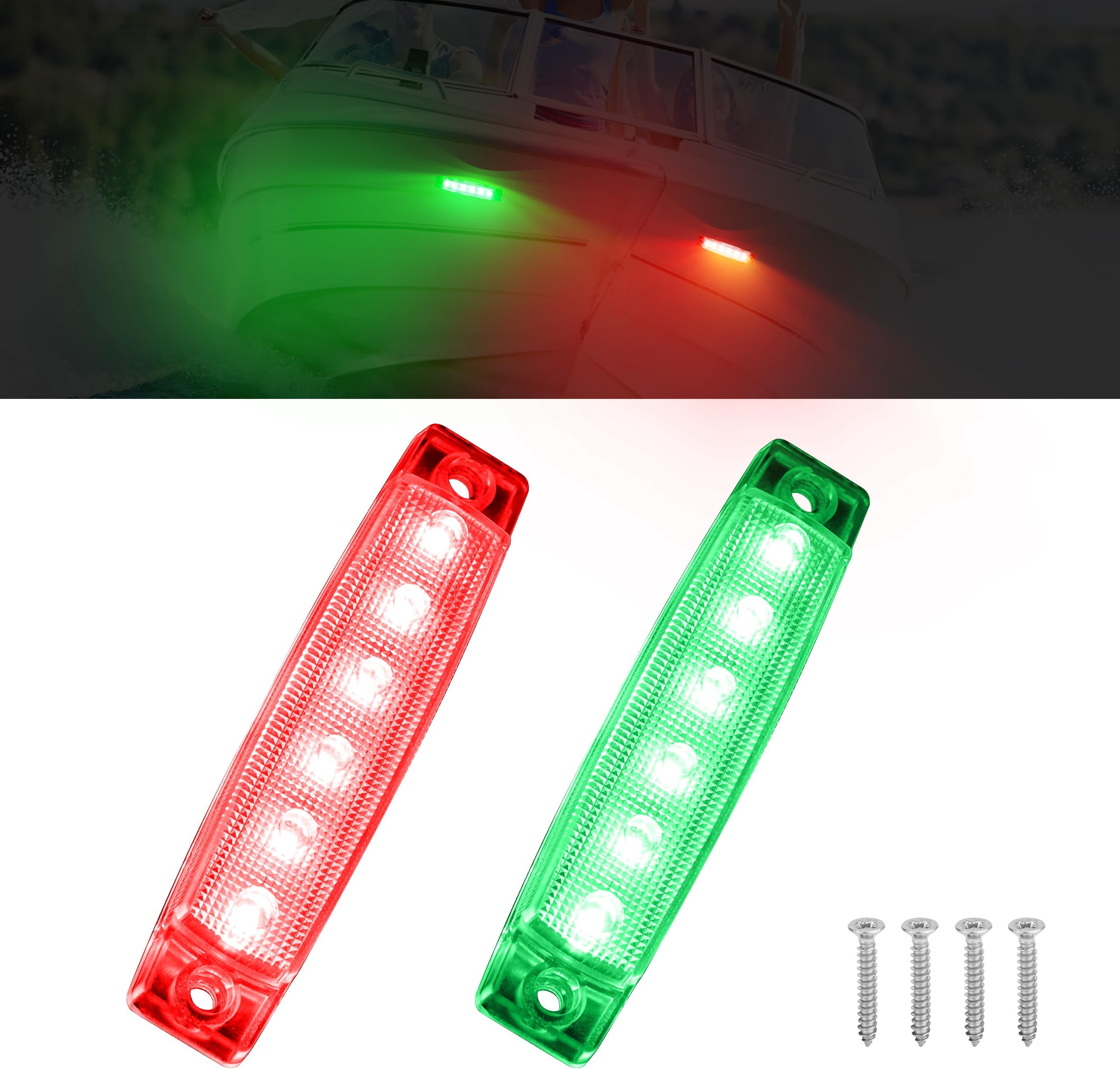 Amazon.com: RVZONE Boat Navigation Lights, Marine Boat Lights Stern ...