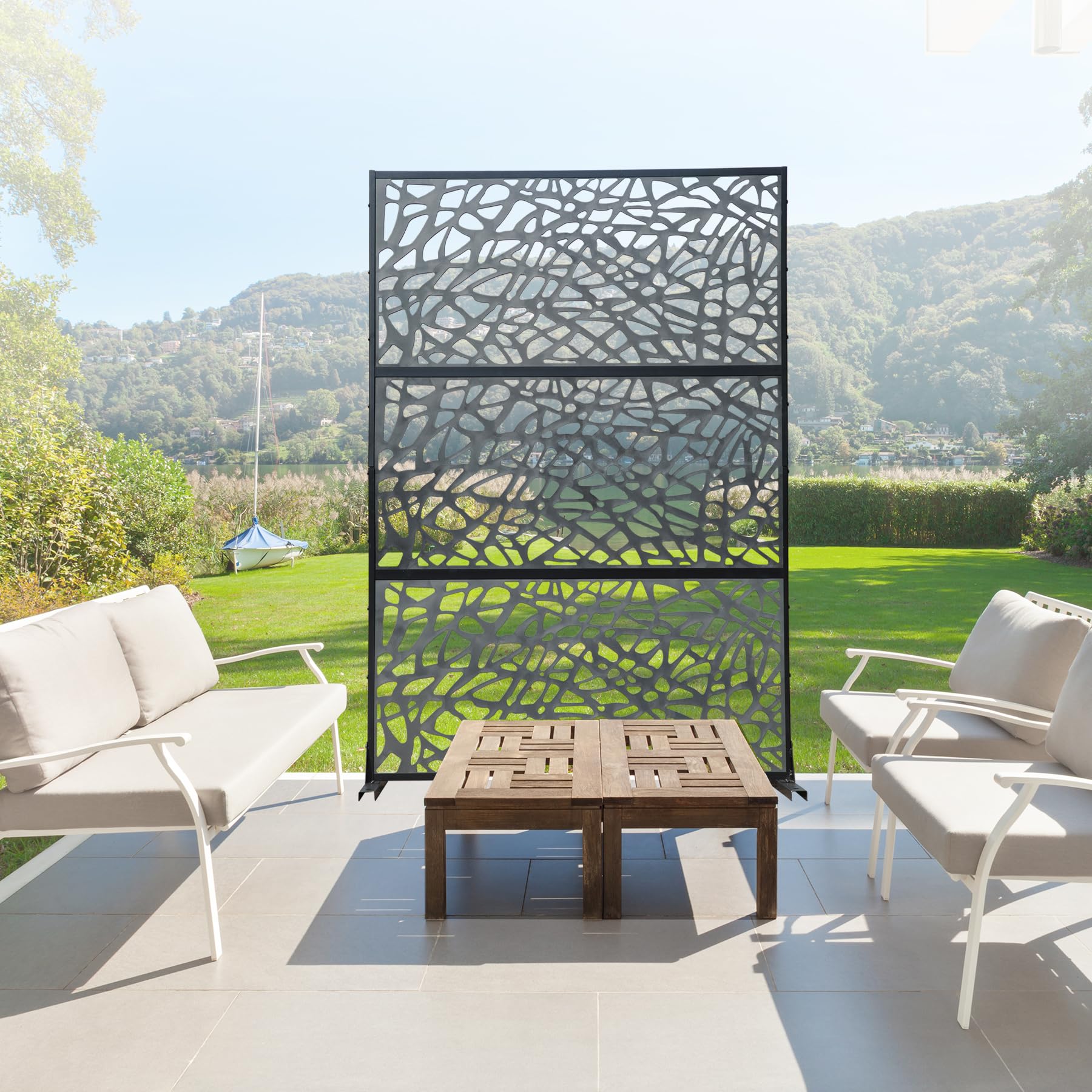 Plastic Outdoor Deck Privacy Screens Amazon.com : Enclo Privacy