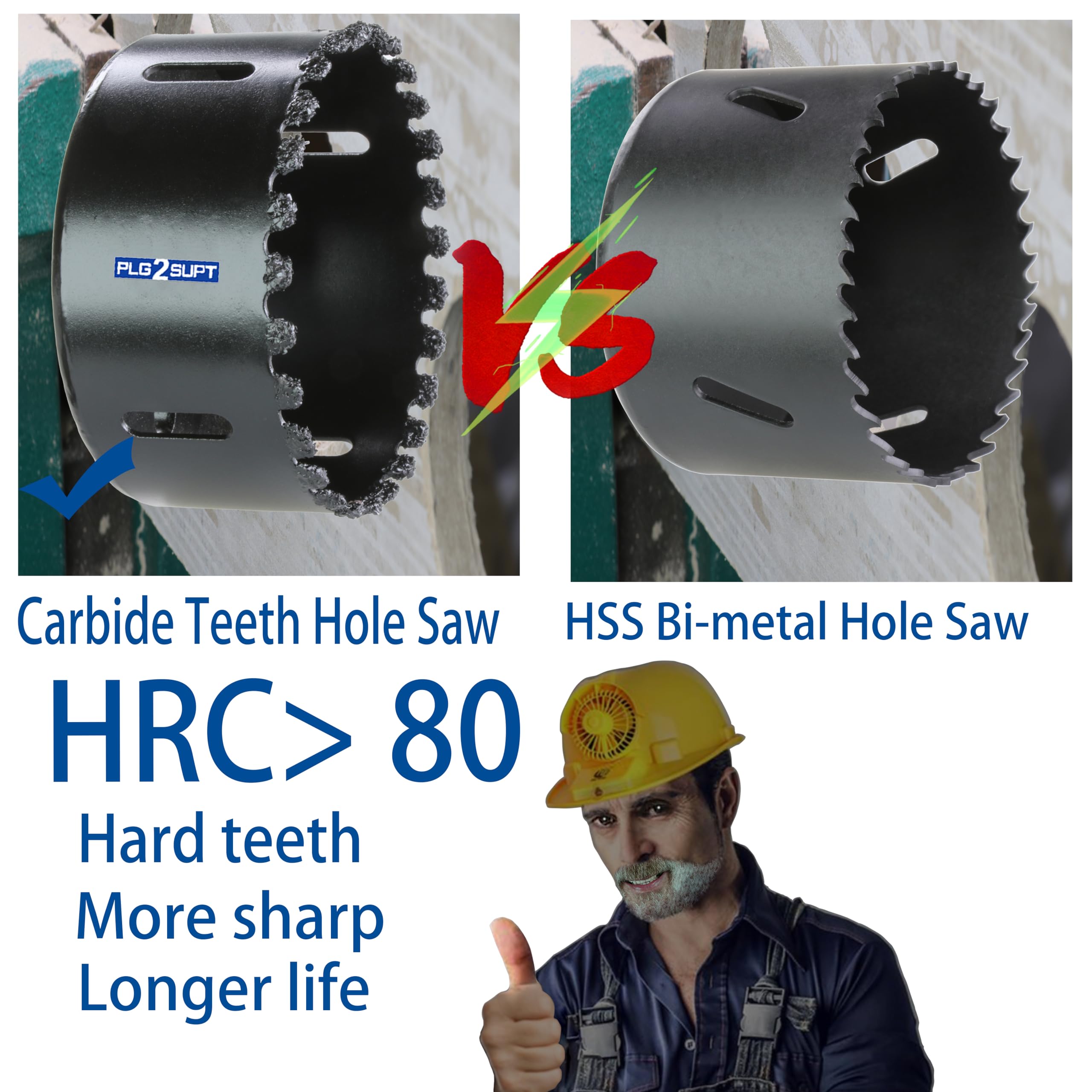 Snapklik.com : 4 Inch Carbide Grit Hole Saw Cutter For Hardy Plank Air ...