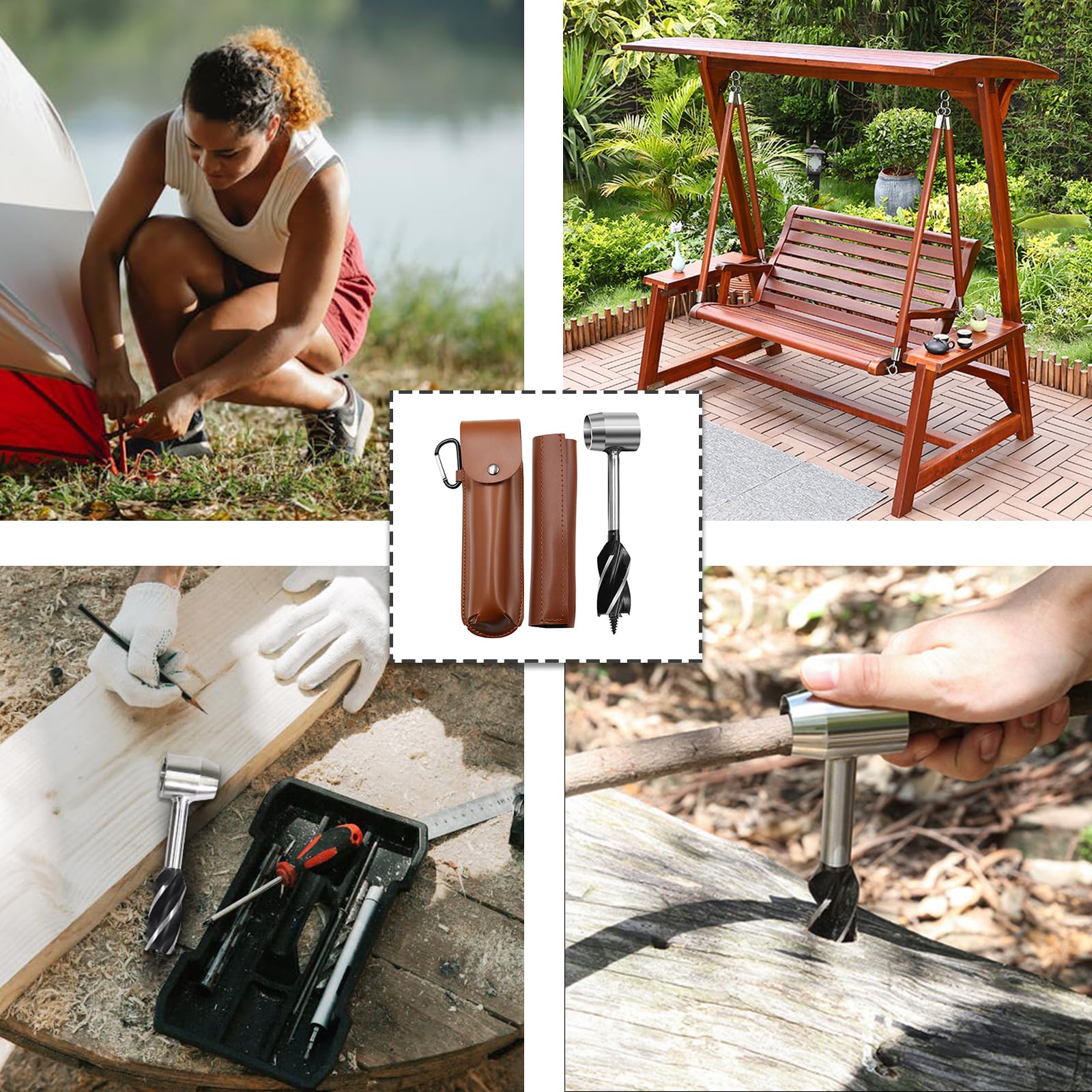 Bushcraft Auger Bushcraft Survival Auger Kit - Multi-Tool For Camping ...
