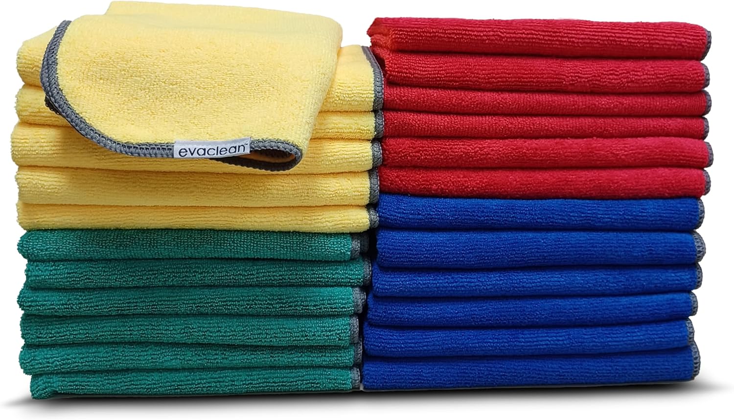 Amazon.com: EvaClean Premium Microfiber Cleaning Cloth 16"x16 ...