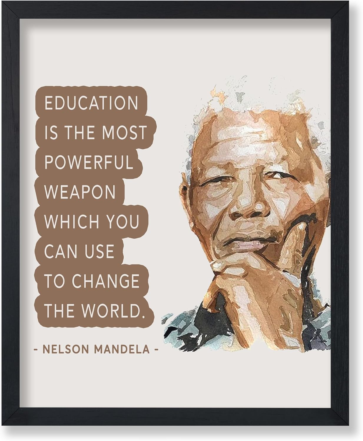 Amazon.com: Poster Master Education Is The Most Powerful Weapon Poster ...