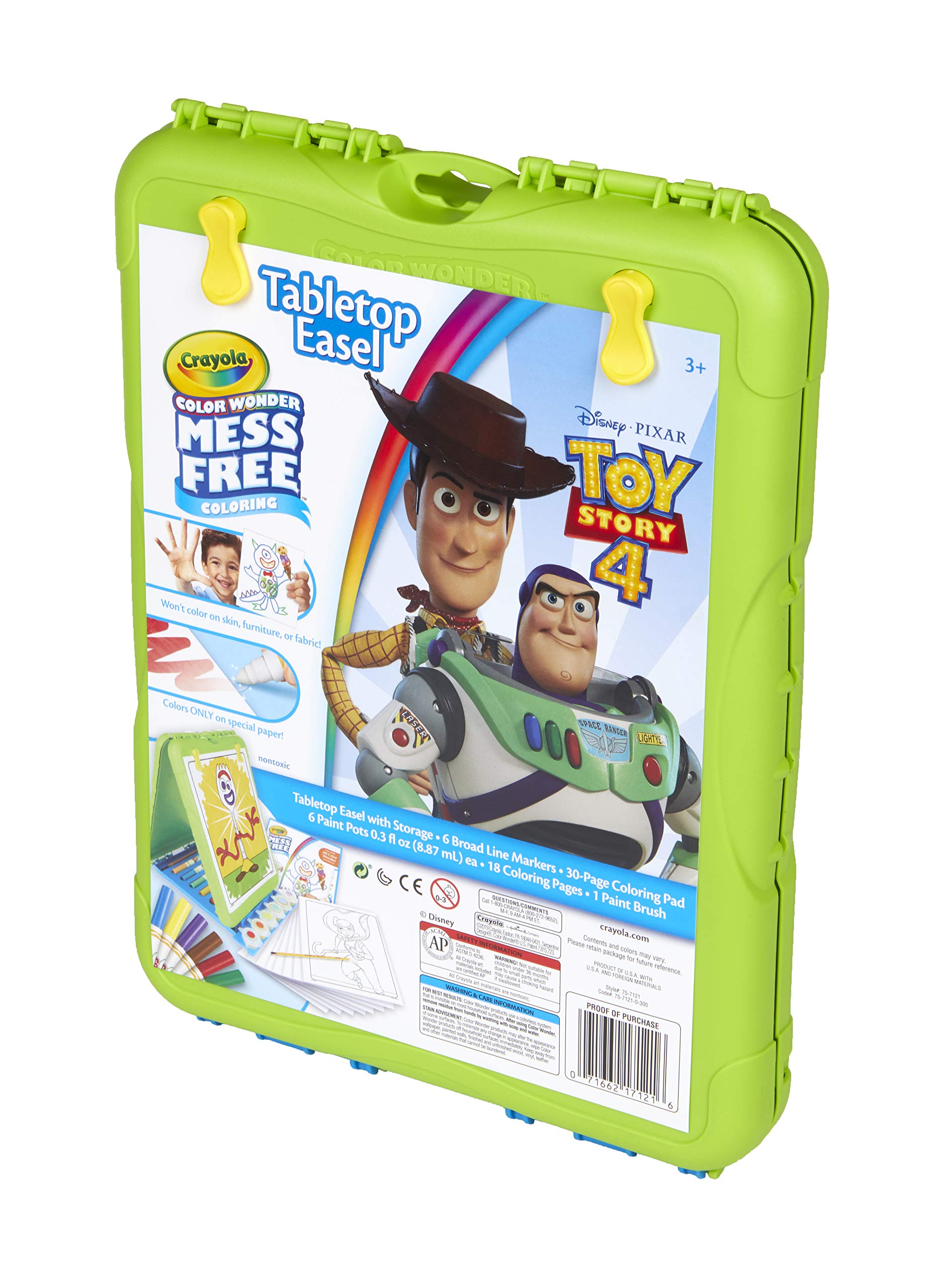 Crayola Color Wonder Travel Easel Toy Story Pages With Bonus ...