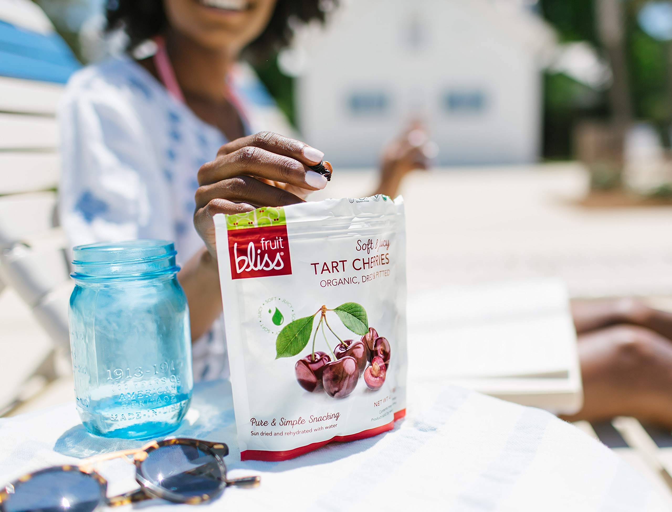 Organic Dried Cherries, Dried Fruit Snacks – Soft & Juicy Pitted Tart ...