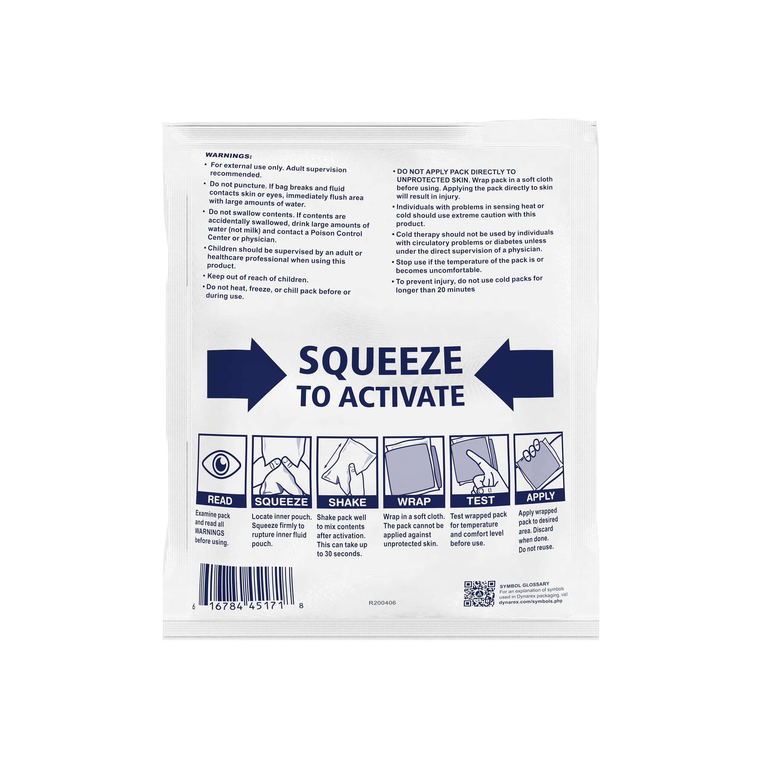 Buy Dynarex Instant Cold Packs with Urea - Disposable Ice Packs for ...