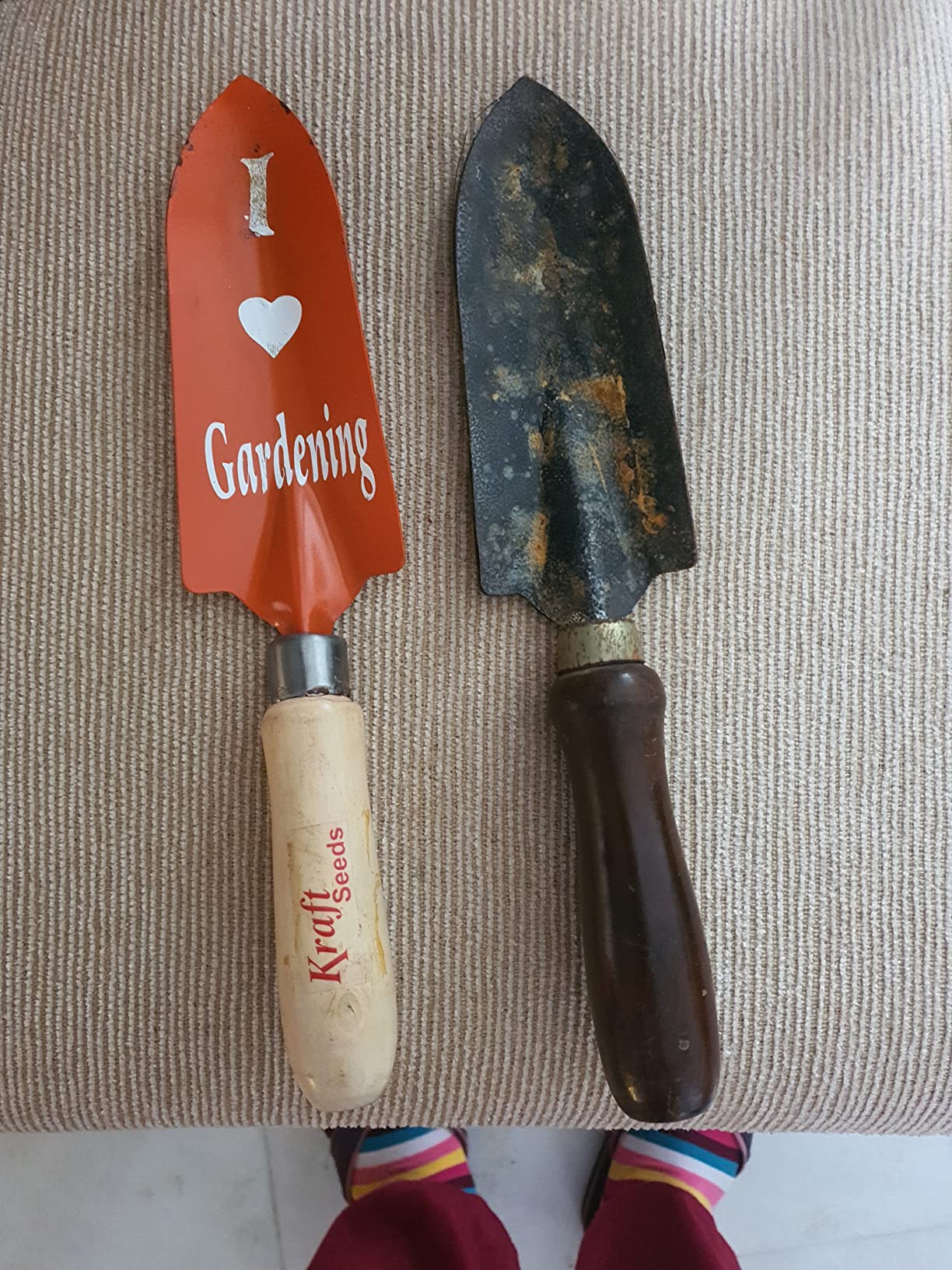 Kraft Seeds Printed Small Trowel Tool - 1 PC | Spade for Gardening (Use ...