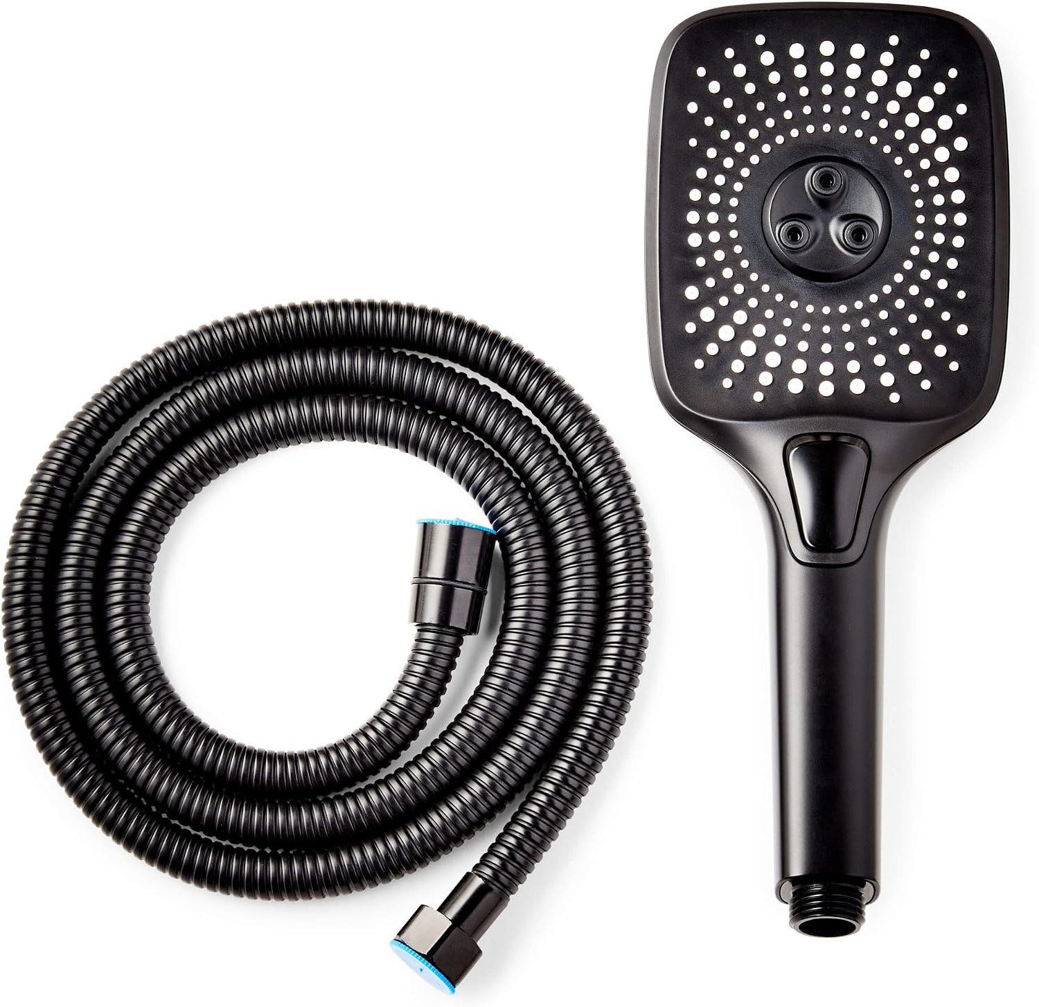Aqua Flow Premium Handheld Square Shower Head with Large Panel - Shower ...