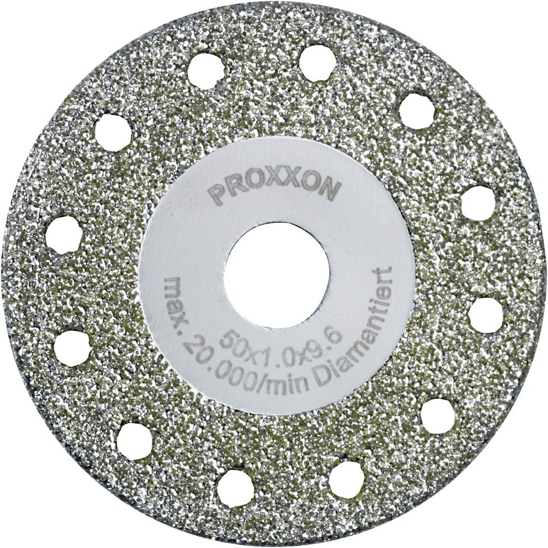 Proxxon 28557 Cutting and Profiling Disc, Diamond-Coated 50 x 1 x 10 mm ...