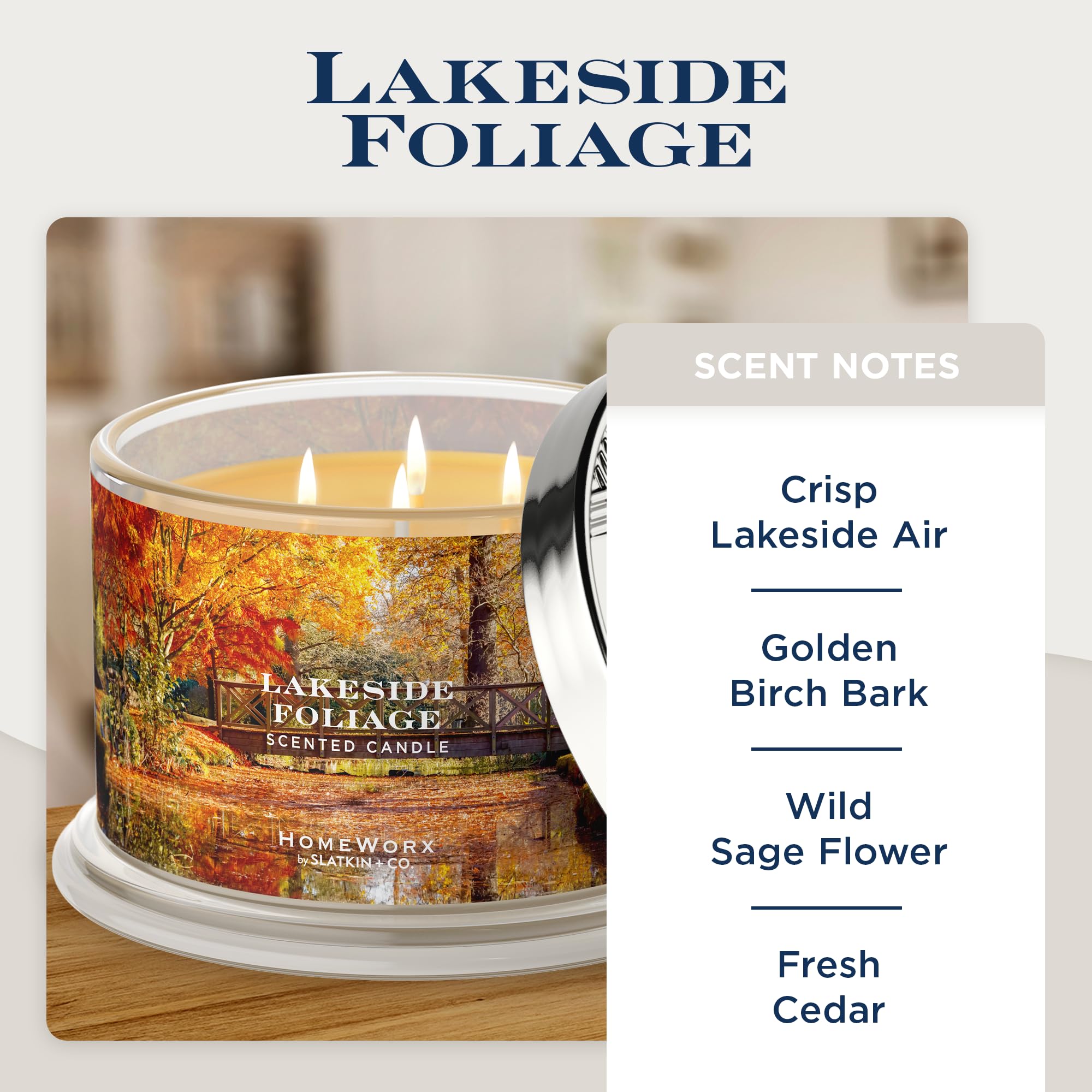 Snapklik.com : HomeWorx By Slatkin & Co Premium Scented 4-Wick Candle ...