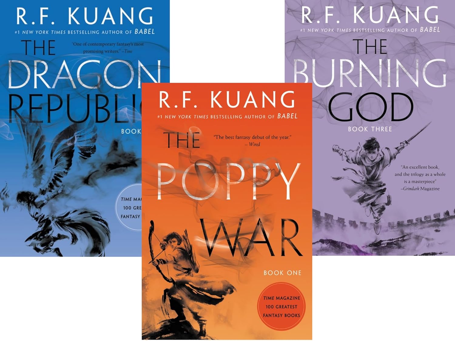 The Poppy War Trilogy Set By R. F Kuang (Paperback Edition): R. F Kuang ...