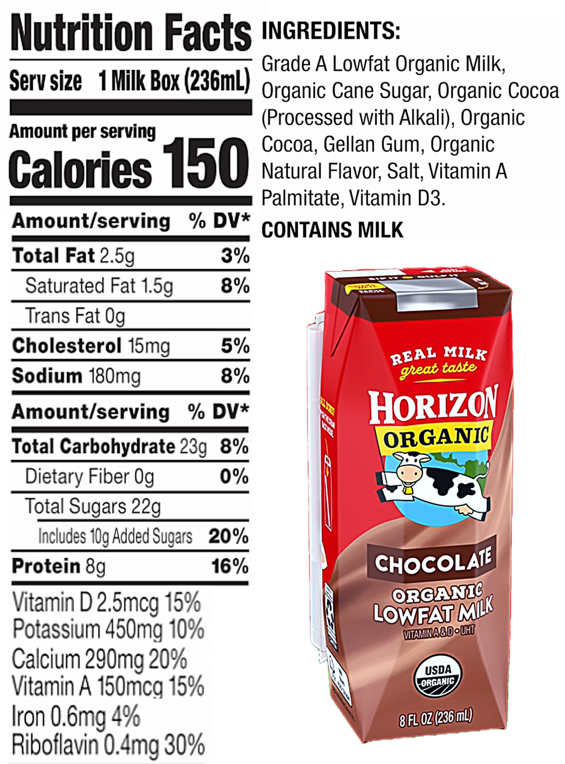 Snapklik.com : Horizon Organic Whole Milk Shelf Stable Milk