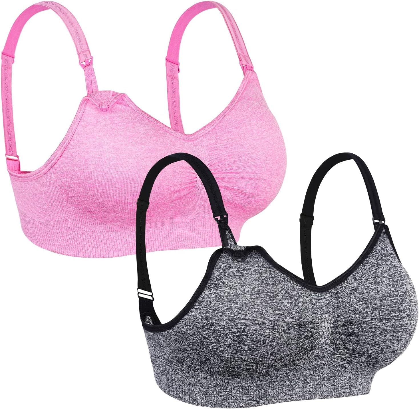 FeelinGirl Maternity Damen Nahtlos Schwangerschafts-BH Soft-Still-BHS ...