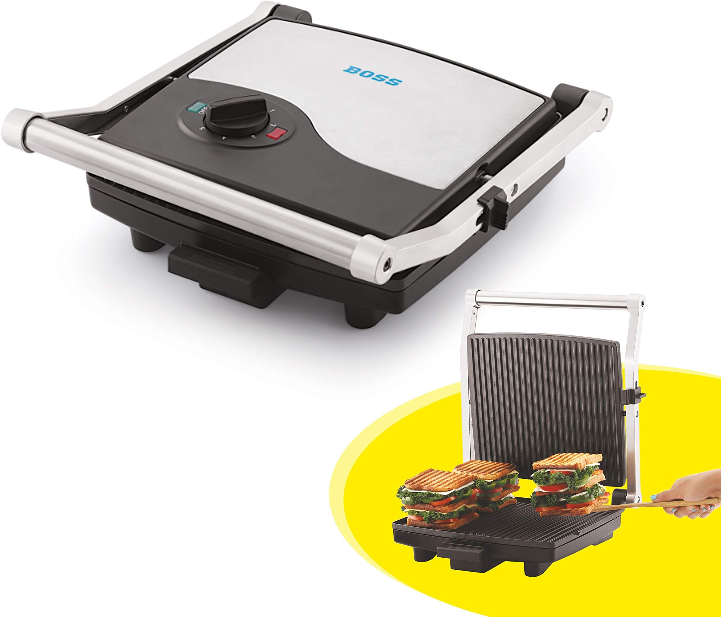 Buy Bajaj Majesty Grill Ultra 2000W 4-Slice Grill Sandwich Maker | 180 ...