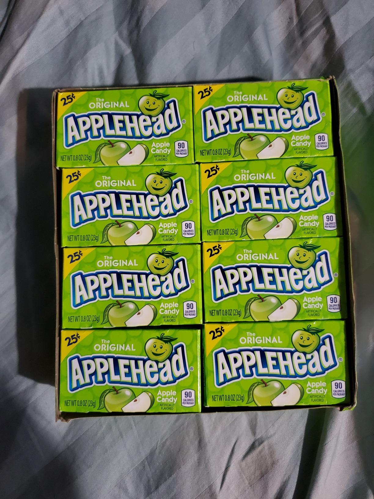 Amazon.com : Ferrara Pan Appleheads Boxes (Pack of 24) : Taffy Candy ...