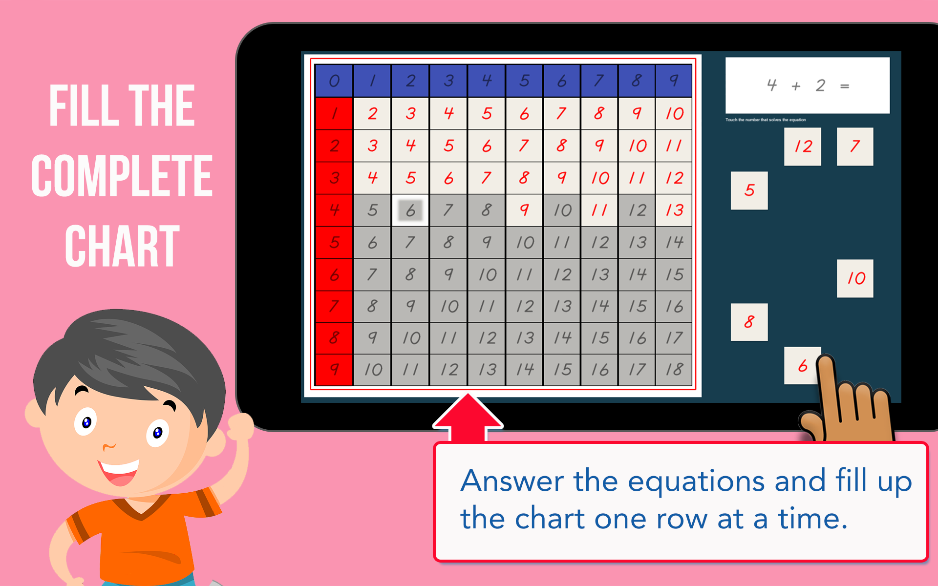 Montessori Addition Charts - First Grade Math - App on Amazon Appstore