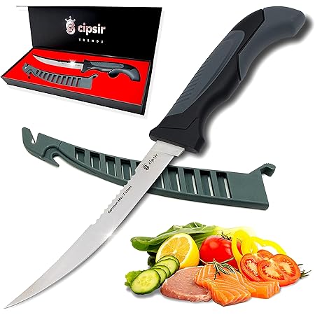 Amazon.com: Rhinoreto Fillet Knife Fishing. Flexible, stainless steel ...