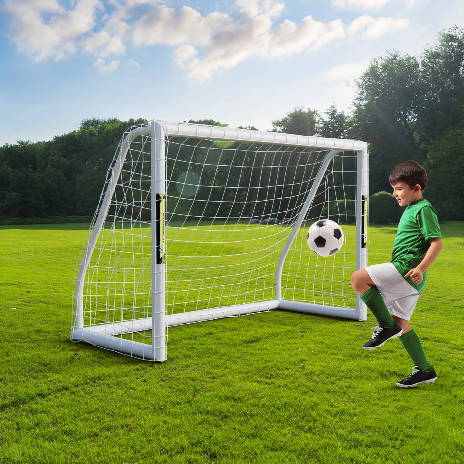Amazon.com : Partronum Soccer Goal, Soccer Goals for Backyard with ...