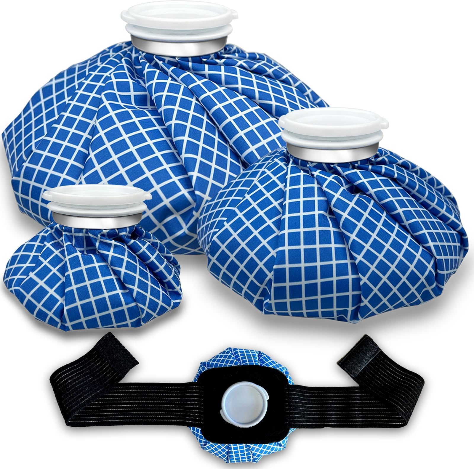 Amazon.com: Nuanchu 3 Pieces Ice Bags for Injuries Reusable Ice Pack ...