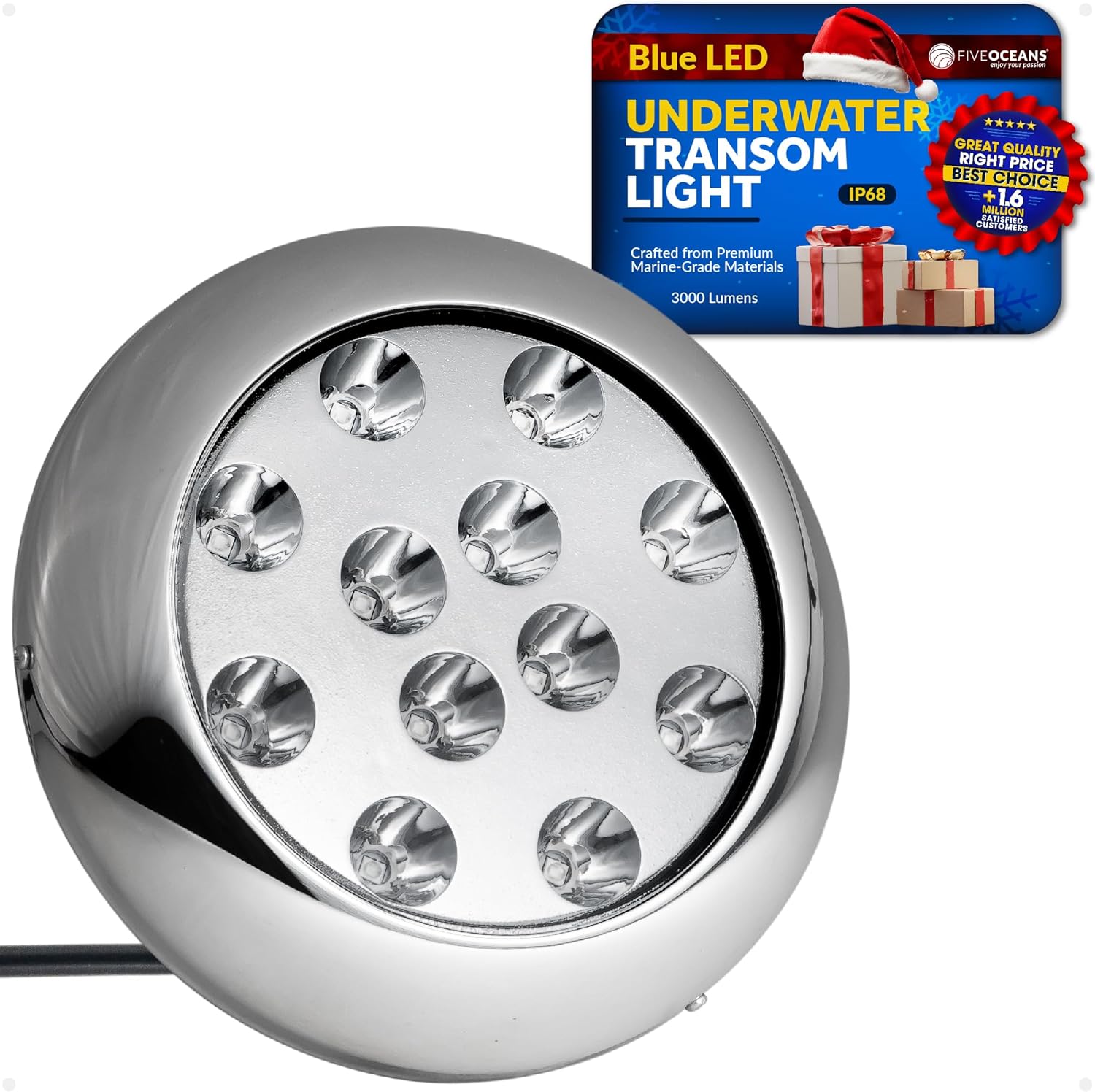 Underwater Boat Lights LED 12W LED Underwater Boat Lights - Stainless ...