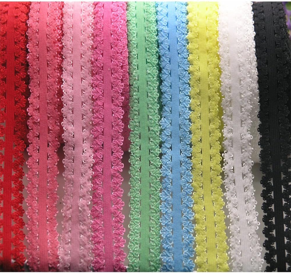 Amazon.com: PAMIR TONG Frilly Elastic Headbands Picot Edge Stretch Lace ...