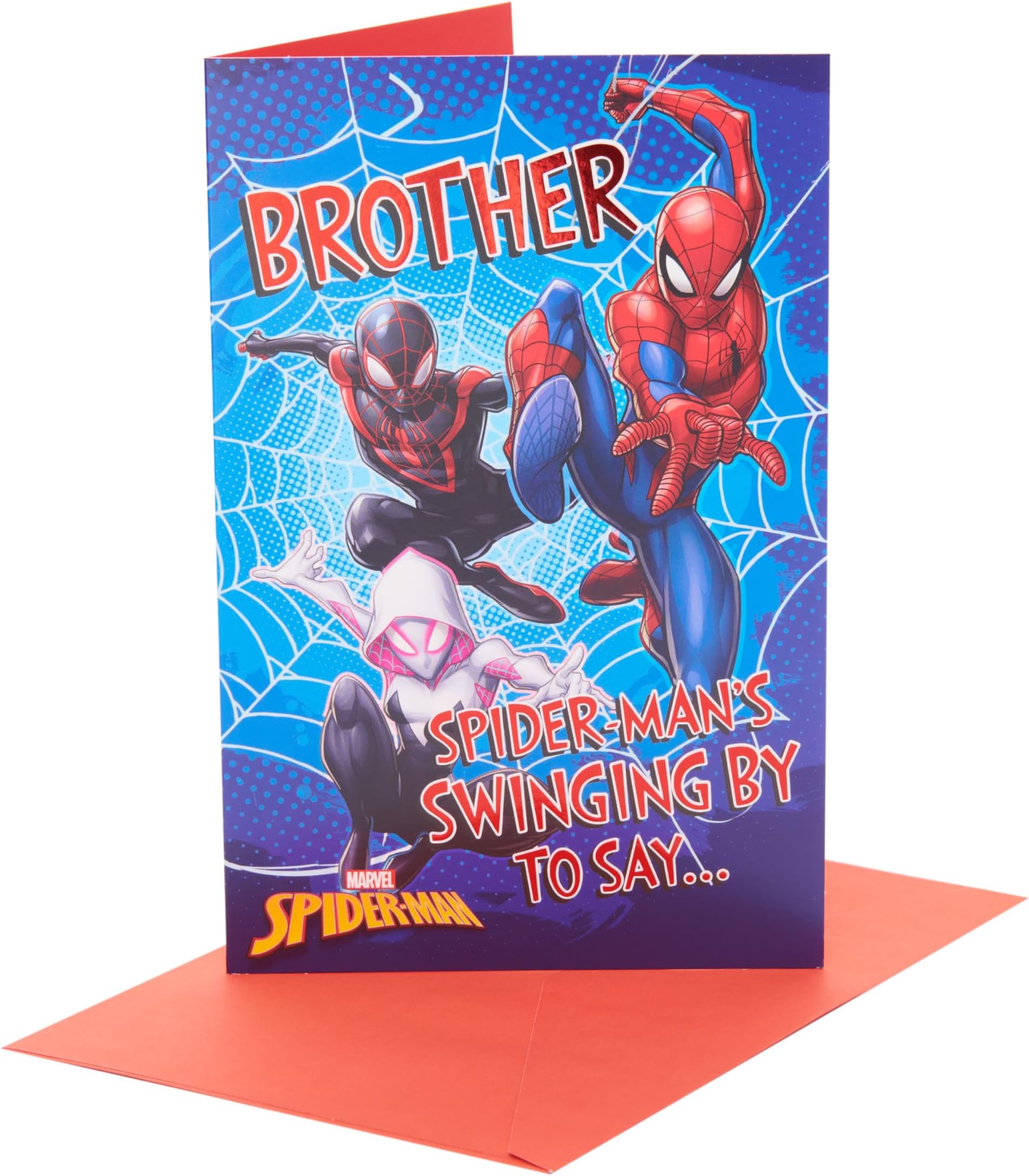 UK Greetings | Marvel Spider-Man for Brother Birthday Card | Happy ...