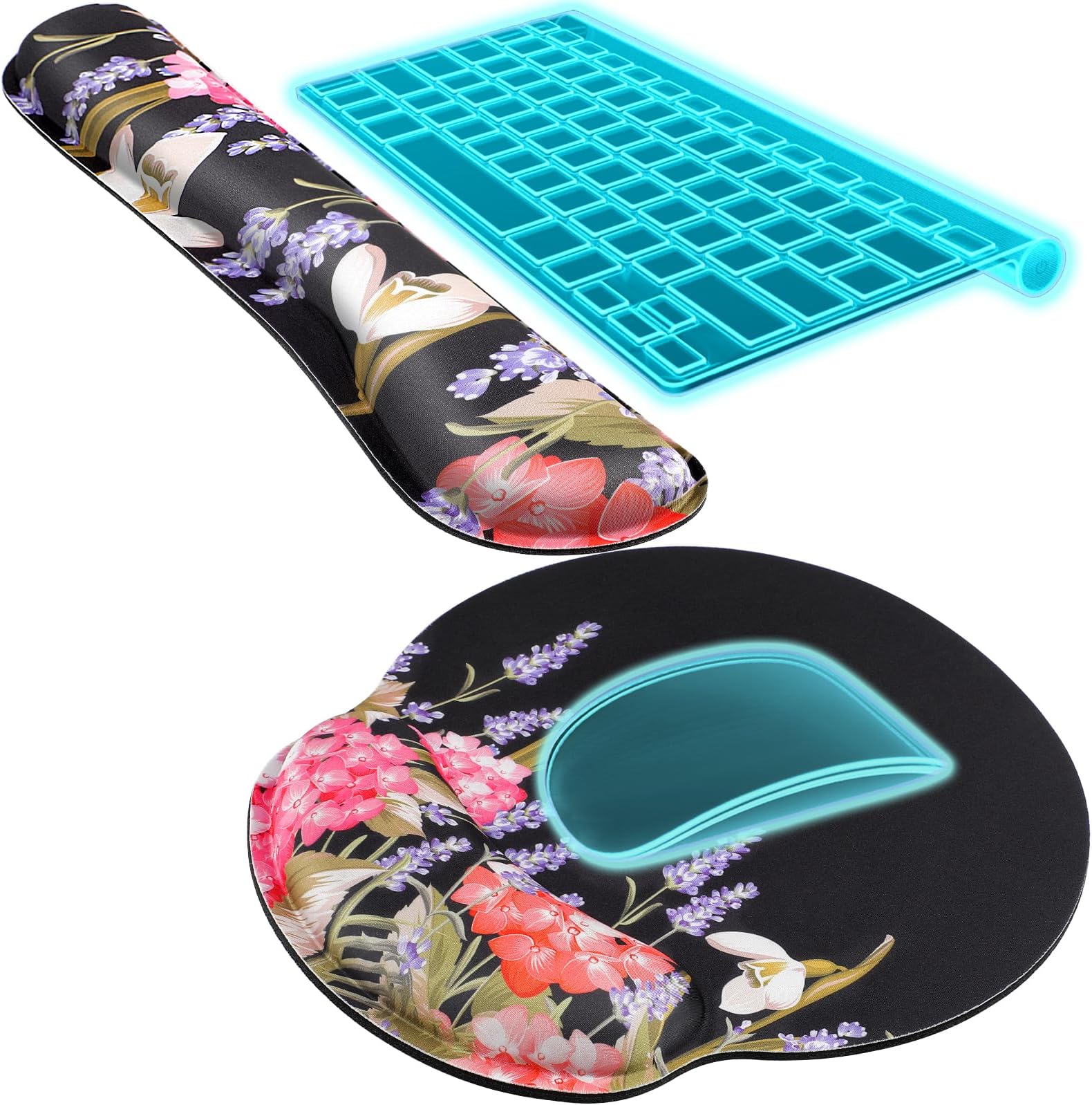 Amazon.com : KTRIO Ergonomic Mouse Pad with Wrist Support, Comfortable ...