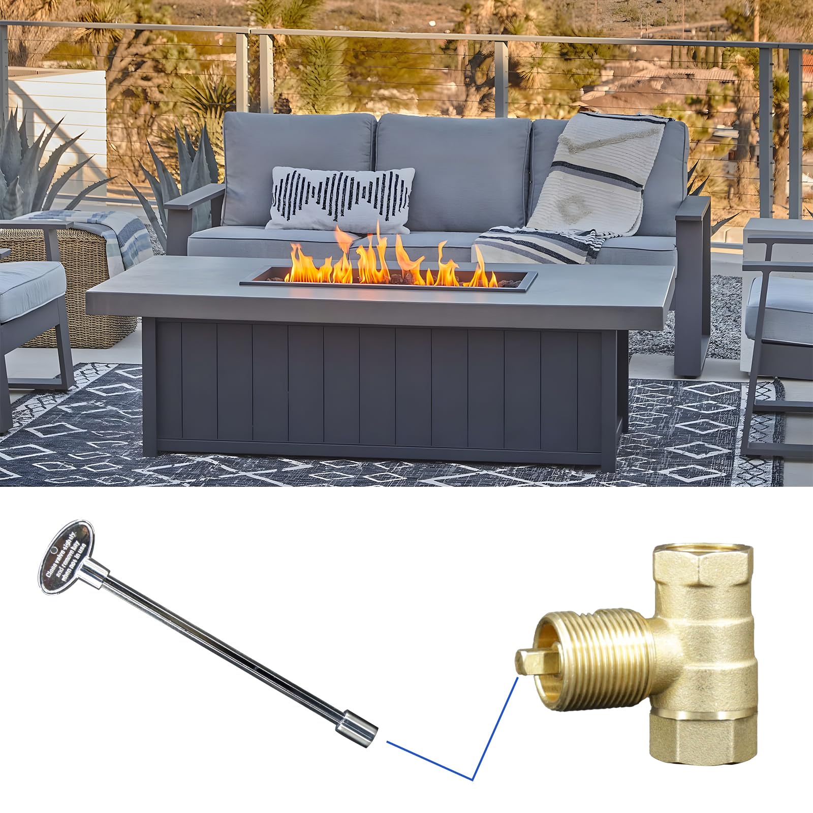 Snapklik.com : Himaweek Universal Gas Valve Key For Gas Fire Pits And ...