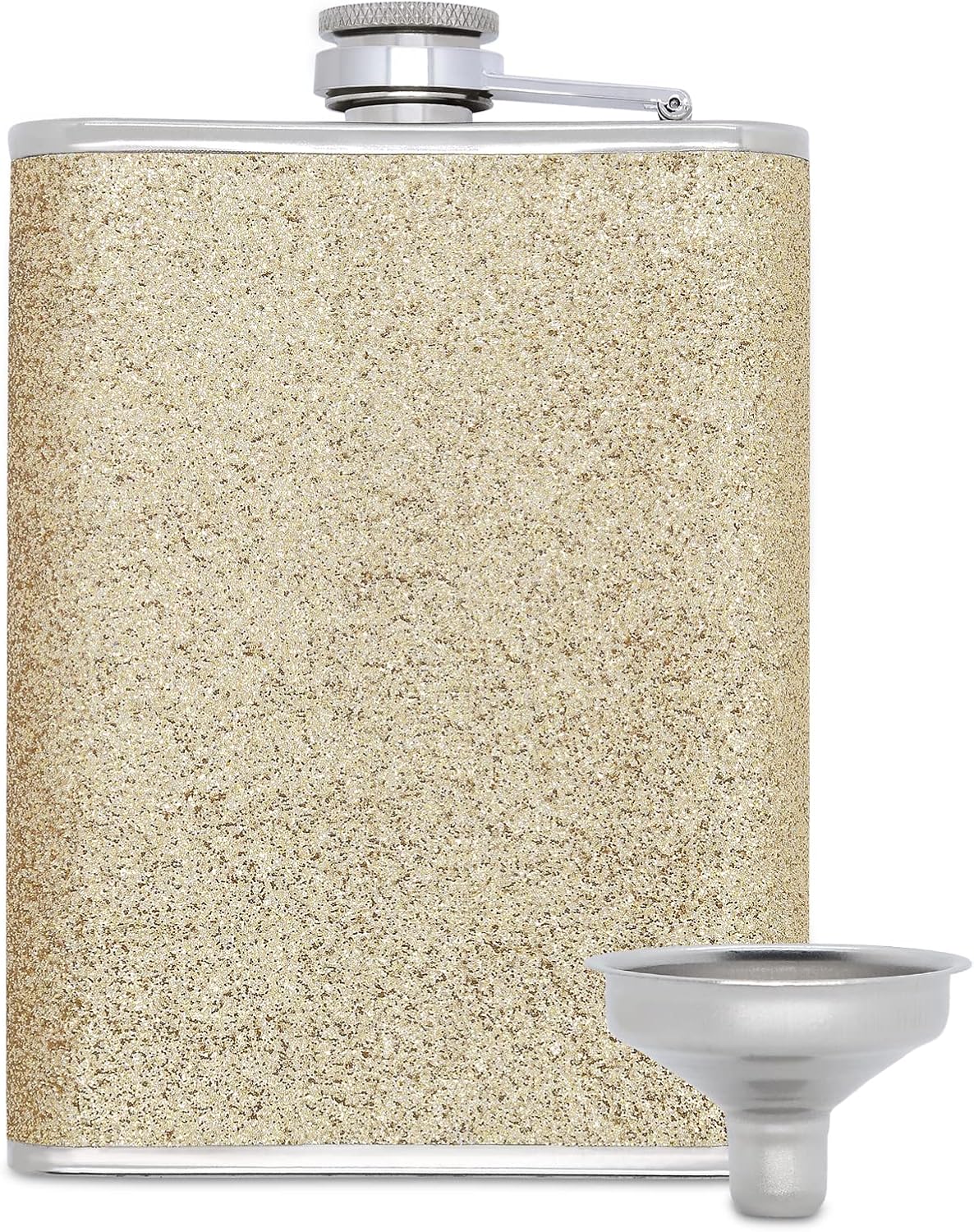 Amazon.de: Flachmann für Frauen, Edelstahl Glitzer mit Trichter, Whisky ...