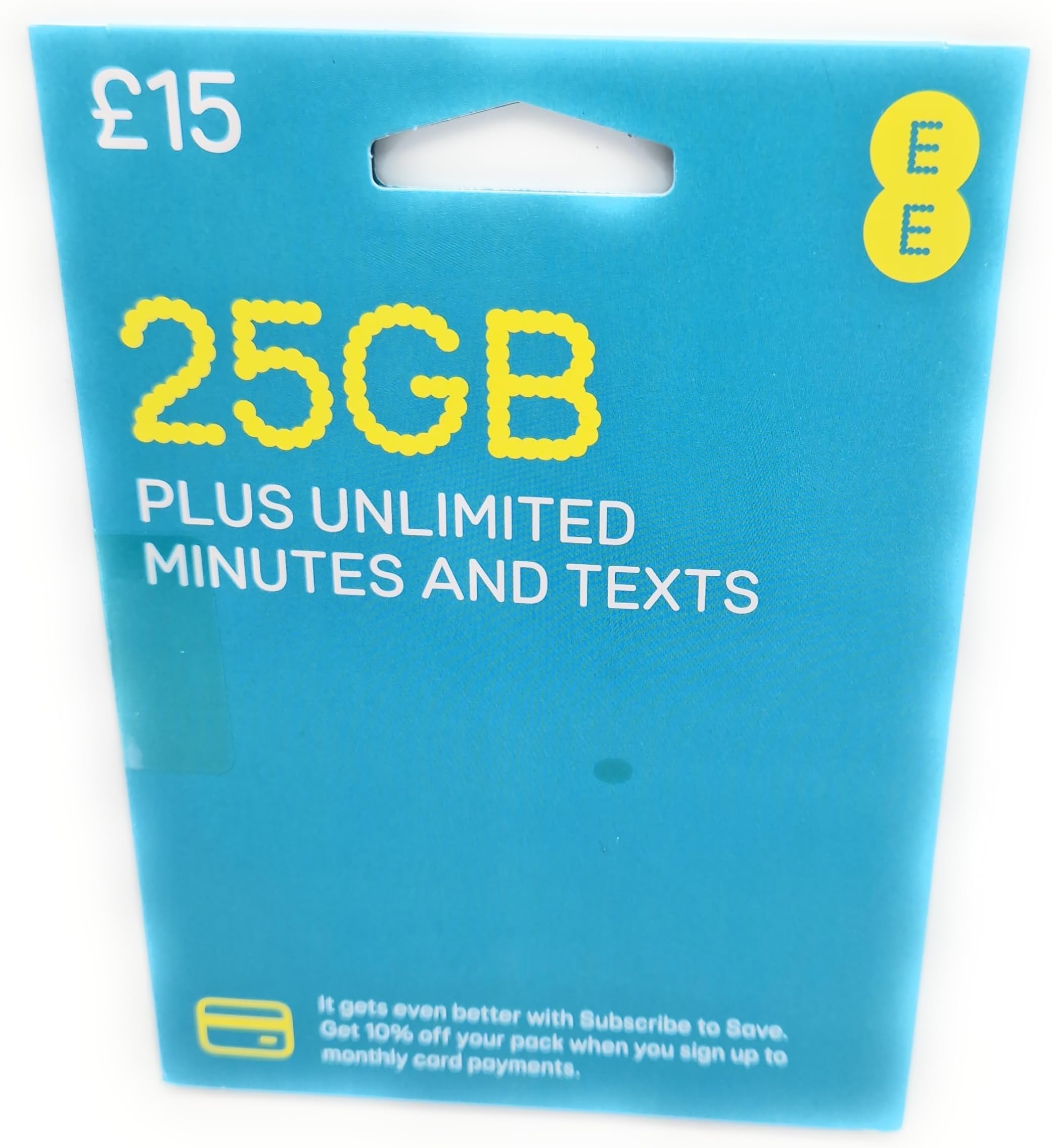 EE SIM Card UK PAYG £10 Bundle - 8GB + Unltd Texts & 500 Mins ...