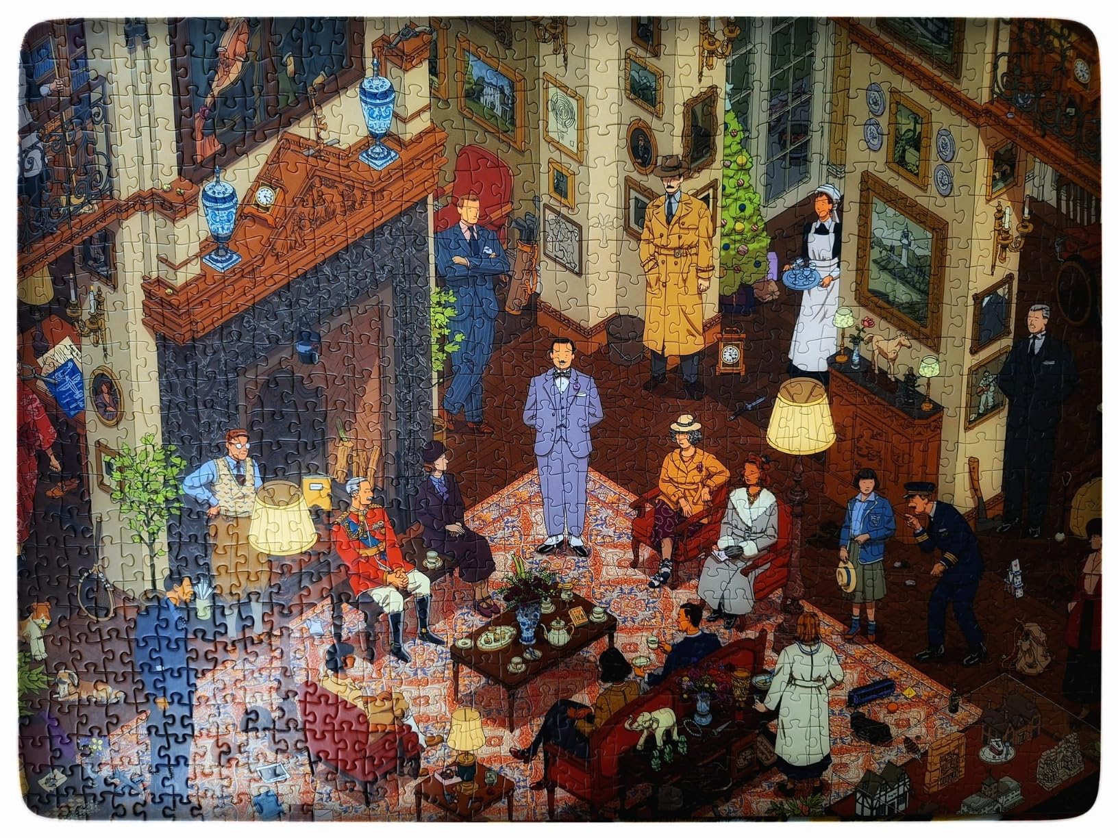 The World of Hercule Poirot 1000 Piece Puzzle: A 1000-Piece Jigsaw ...