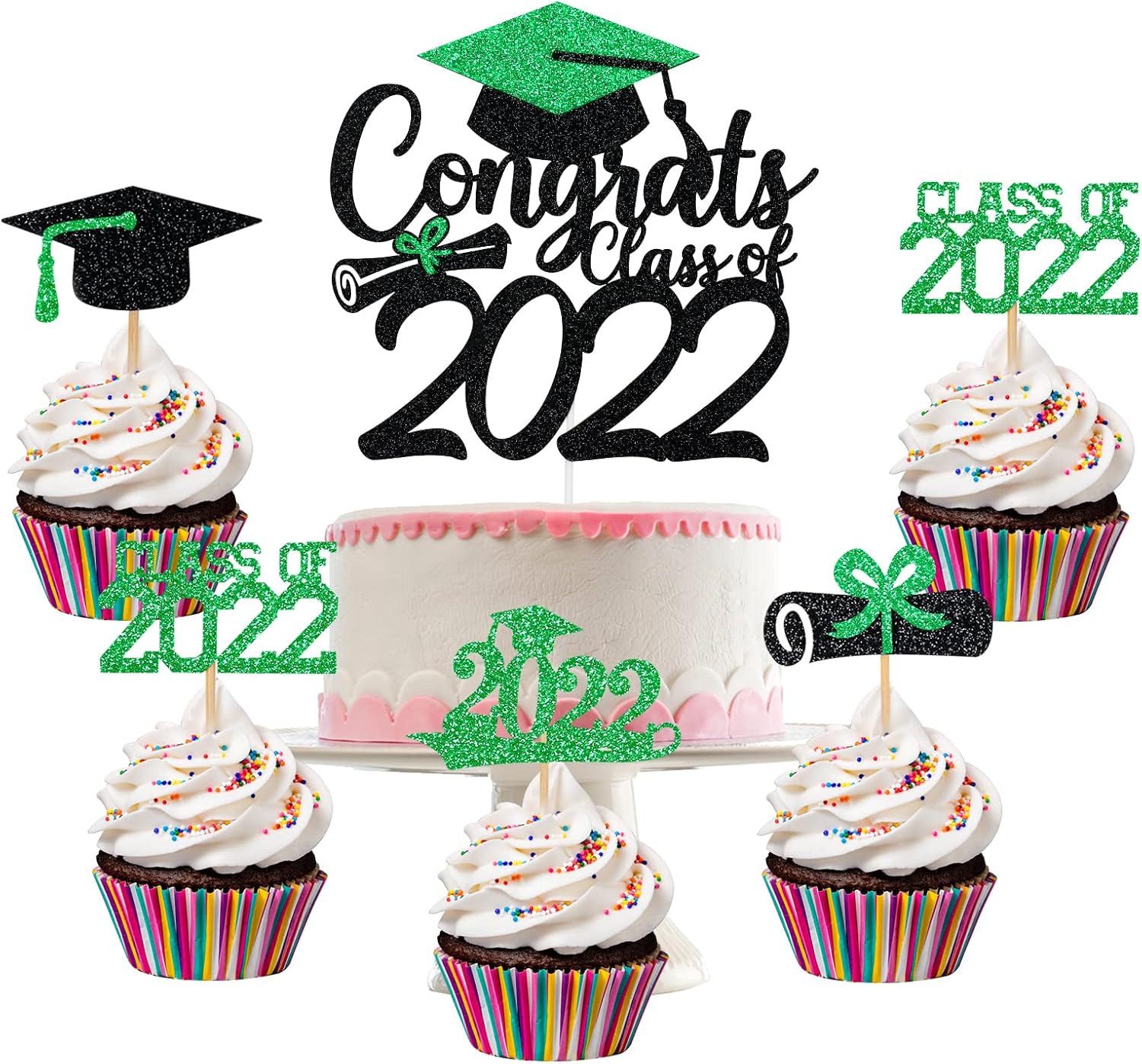 Congrats Class of 2022 Cake Topper and 24Pcs Barbados | Ubuy