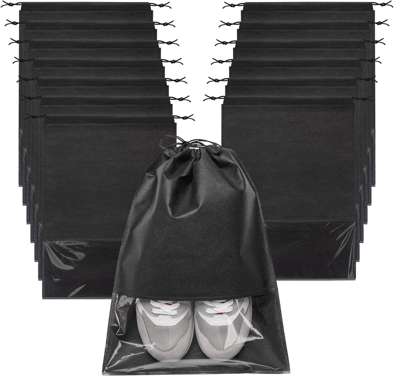 Amazon.com | 12 Pack Portable Shoe Bags for Travel Large Shoes Pouch ...