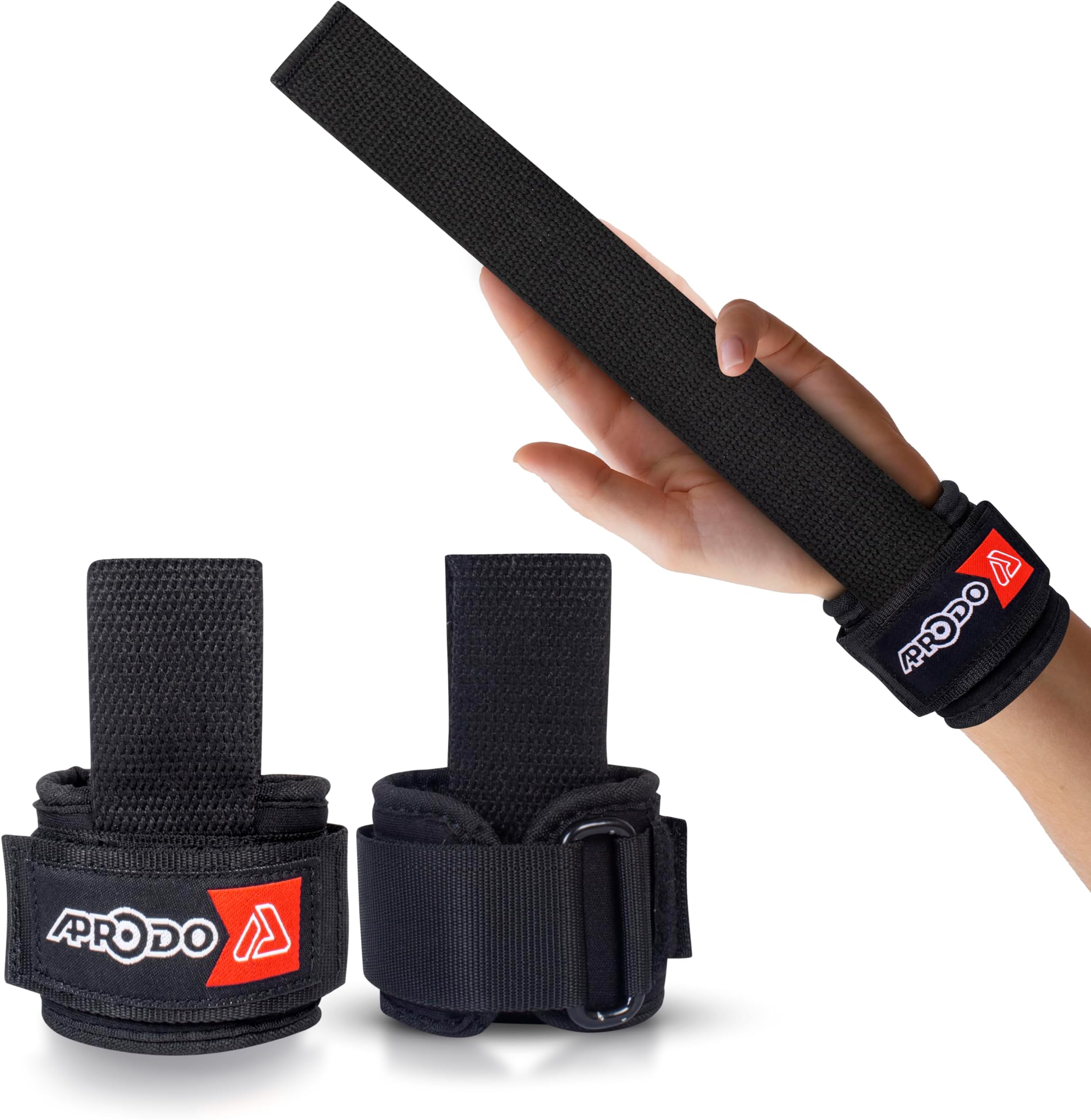 Buy Aprodo Cotton Weight Lifting Bar Straps, Body Building, Gym Wrist ...