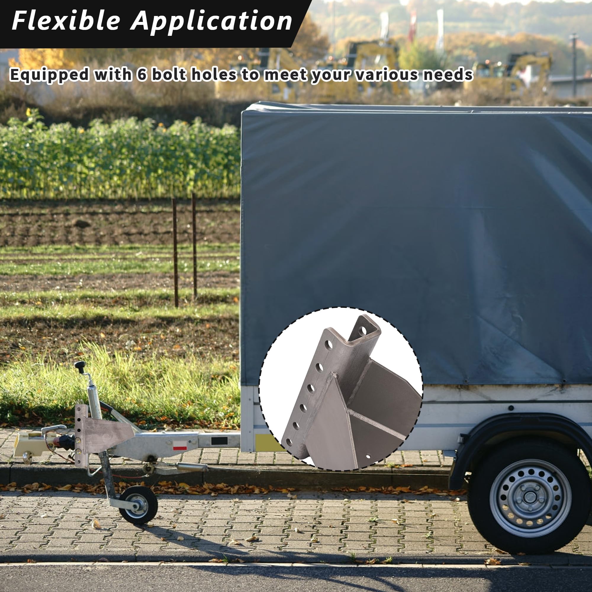 Snapklik.com : Nisorpa Vertical Channel Weld On Tongue Adapter For ...