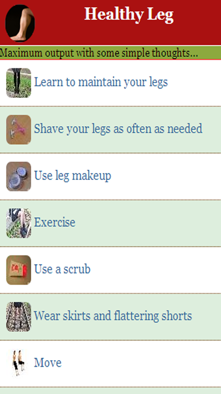 Healthy Leg - App on Amazon Appstore