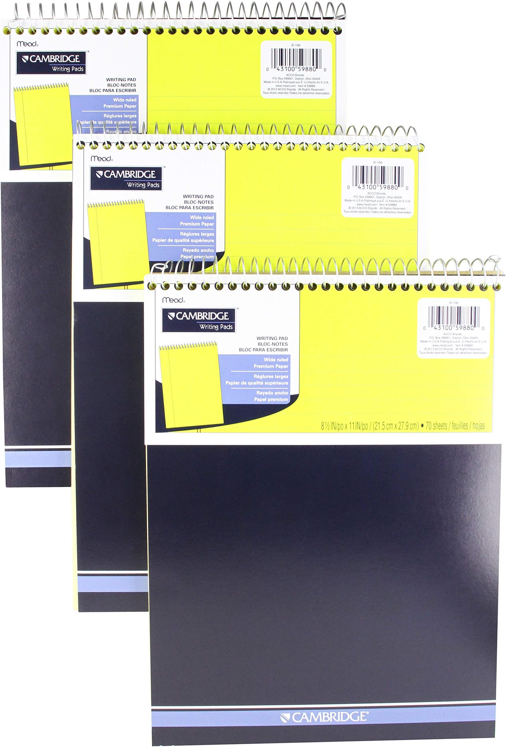 Amazon.com : PerKoop 12 Pcs Top Bound Spiral Notebook A5 Steno Pads with Colorful PP Cover Ruled ...