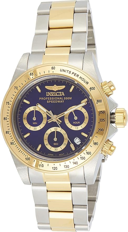 Invicta Speedway Orologio Uomo Quarzo, 39.5mm, Blu, 3644 : Invicta ...