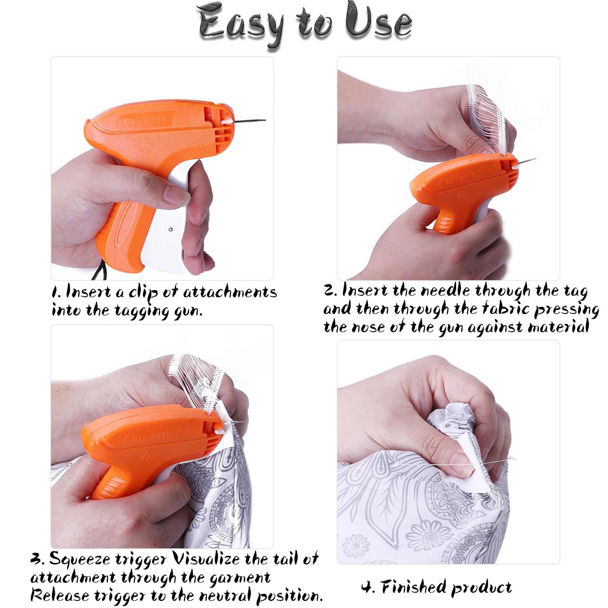 Tag Gun 5000 Pcs Standard Tagging Gun Fasteners 1 Inch, Not Jam The Tag ...