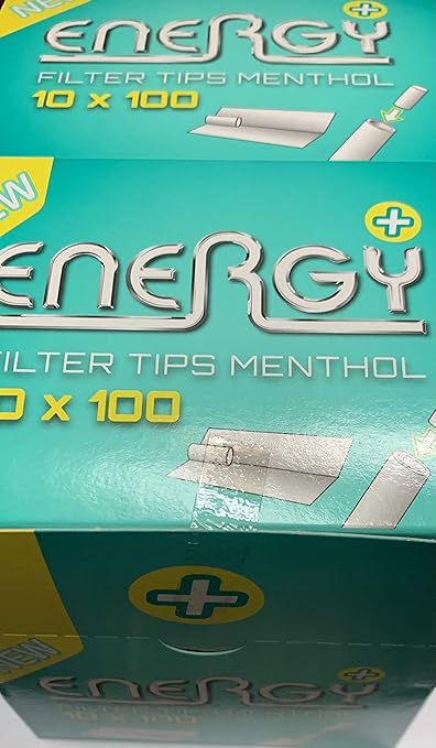 ENERGY+ Filter Tips Menthol | Elixyr+ | Menthol Filter | Filter | ohne ...