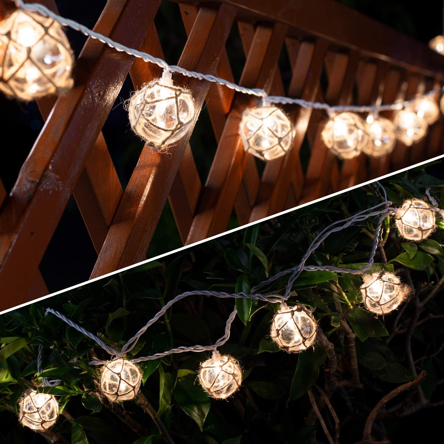 Amazon.com: Nautical Fish Float String Lights Outdoor, Beach String ...