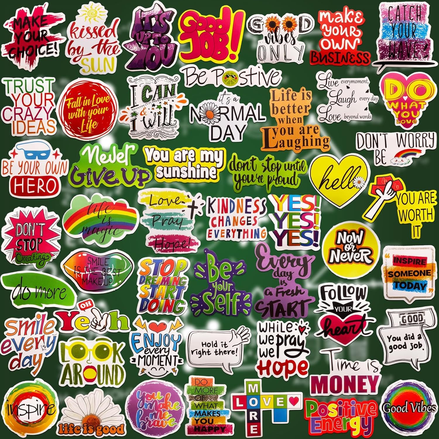 Snapklik.com : 200PCS Quote Stickers, Positive Stickers, Affirmation ...